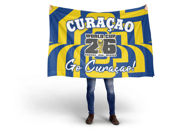 Curaçao World Cup 2026 Football Supporter Flag – TH Flags